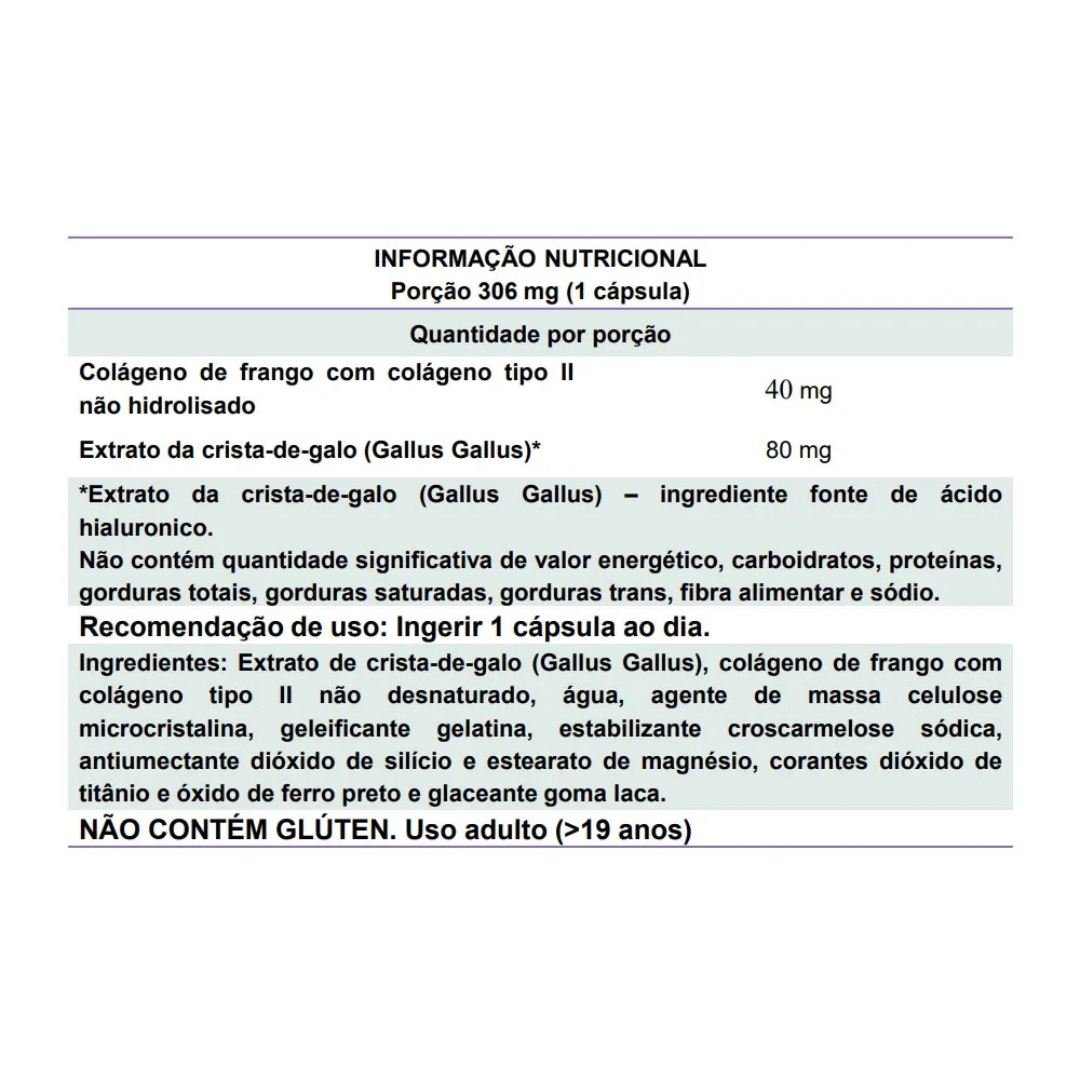 Suplemento Alimentar Motilex HA 60 Cápsulas