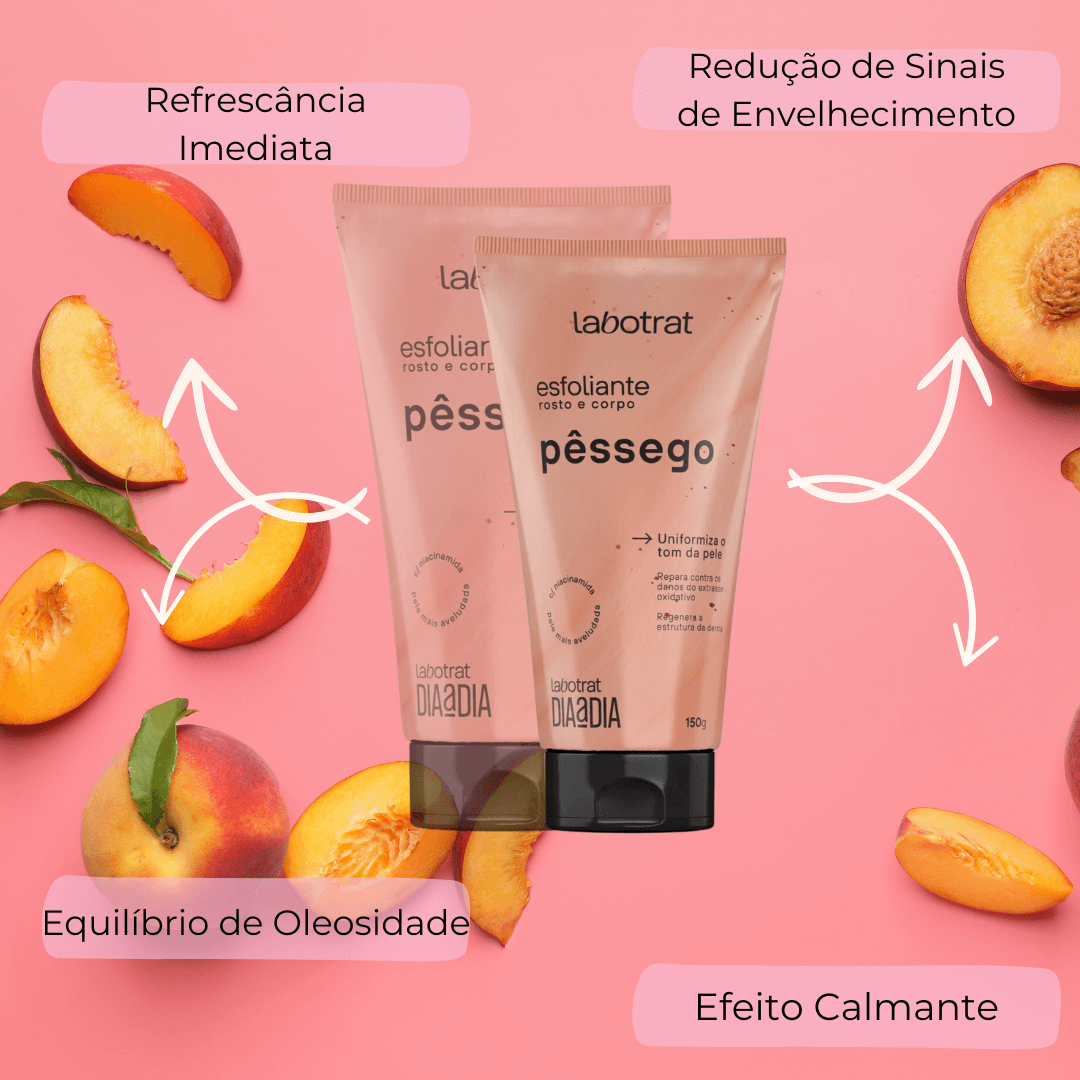 Esfoliante Labotrat Pêssego Rosto e Corpo 150g