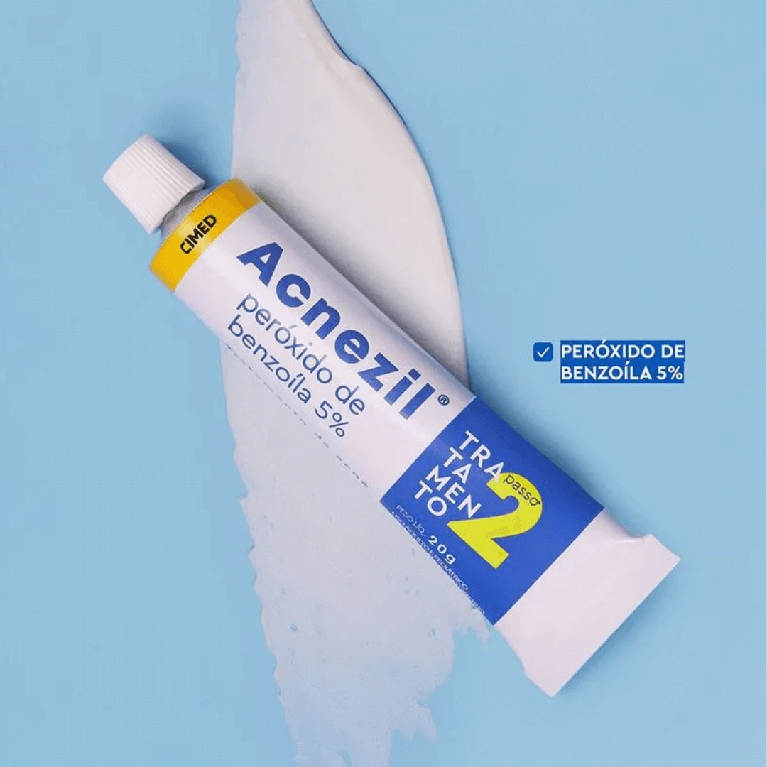 Gel Antiacne Acnezil Peróxido de Benzoíla 5% 20g
