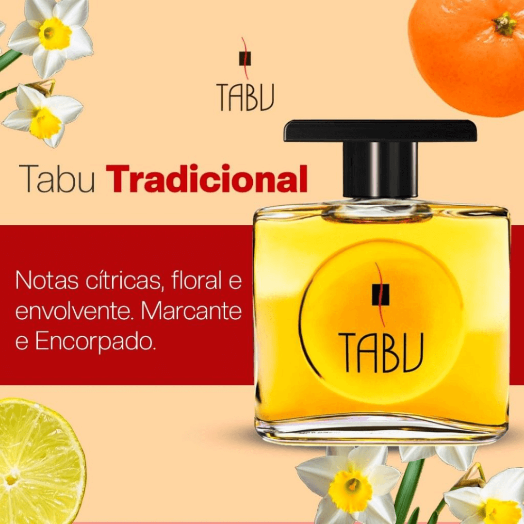 Deo Colônia Tabu Tradicional 60ml