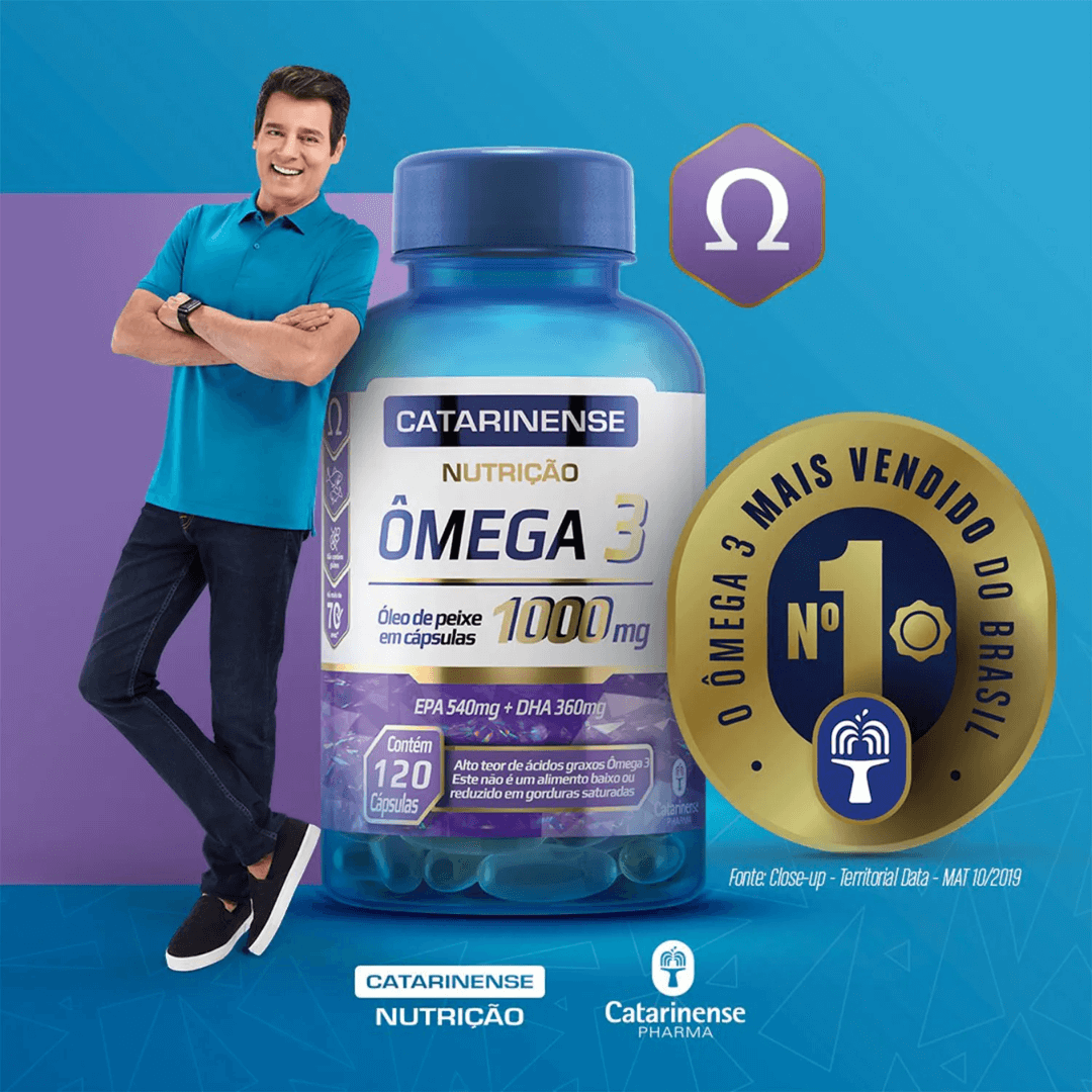 Ômega 3 Catarinense Pharma 120 Cápsulas