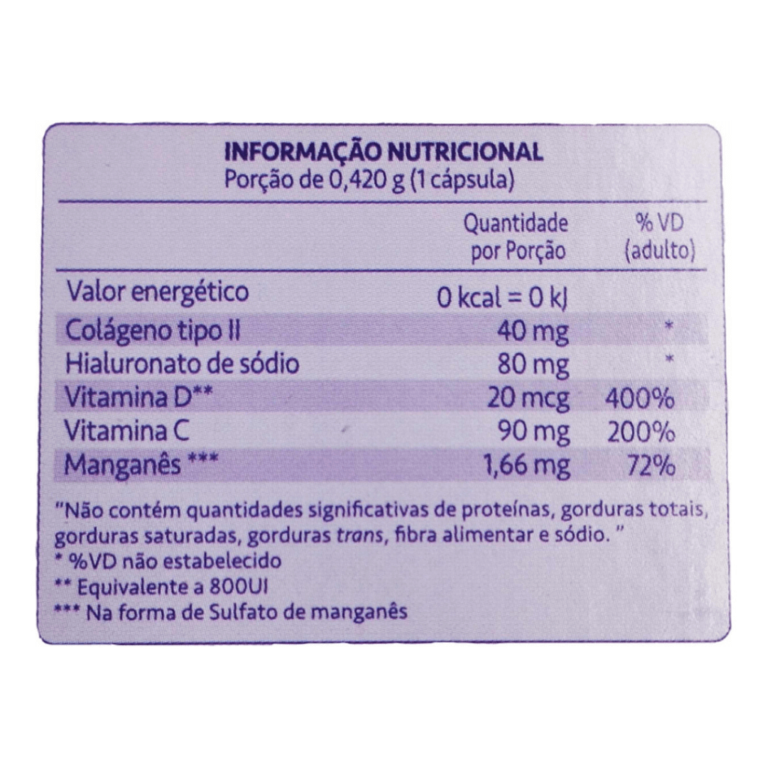 Suplemento Alimentar Flex-HA 30 Cápsulas